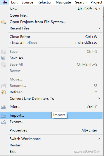 如何在eclipse中导入java工程文件和java源代码文件eclipse导入本地代码 Csdn博客