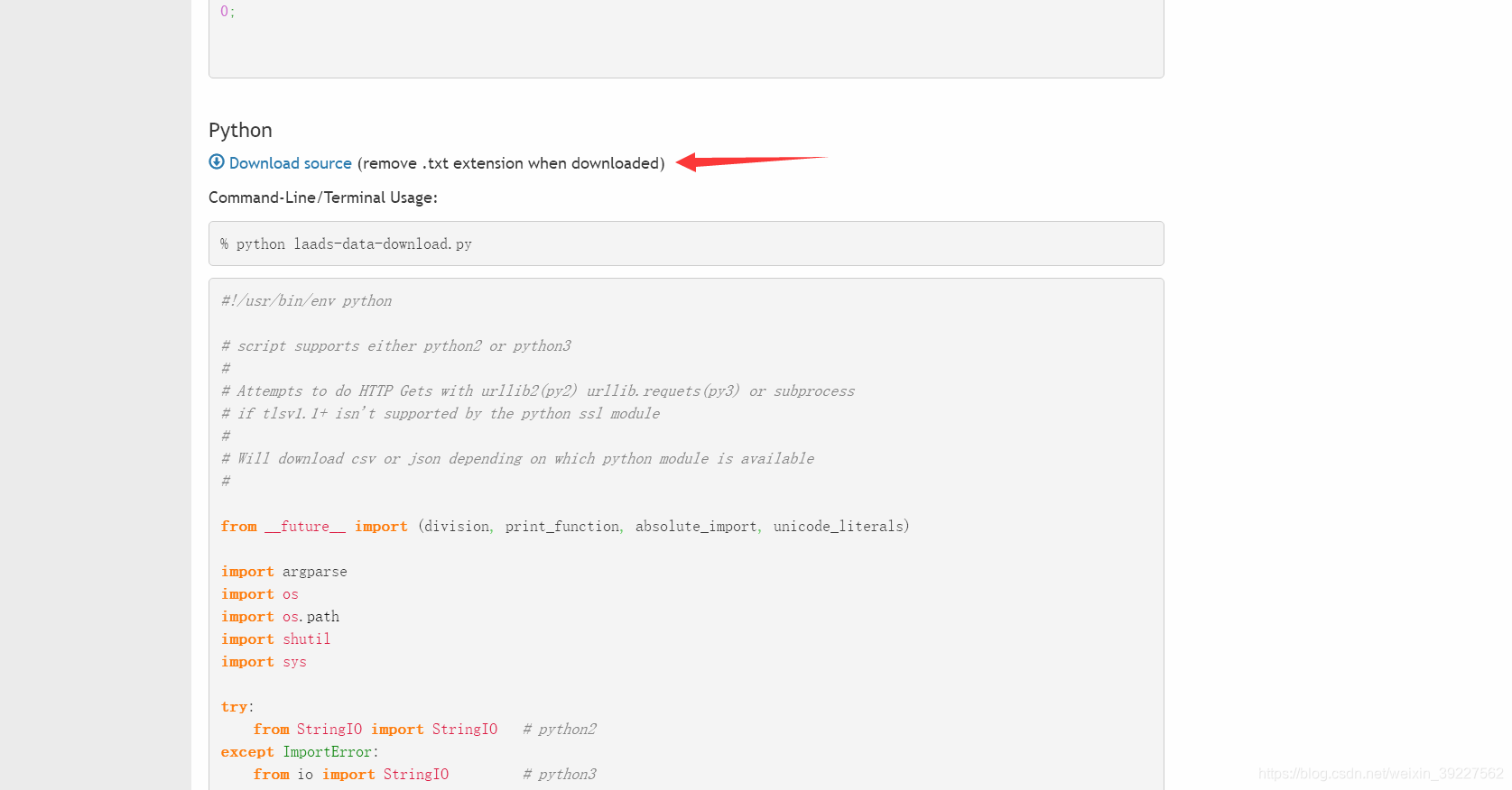 MODIS使用python批量下载-CSDN博客