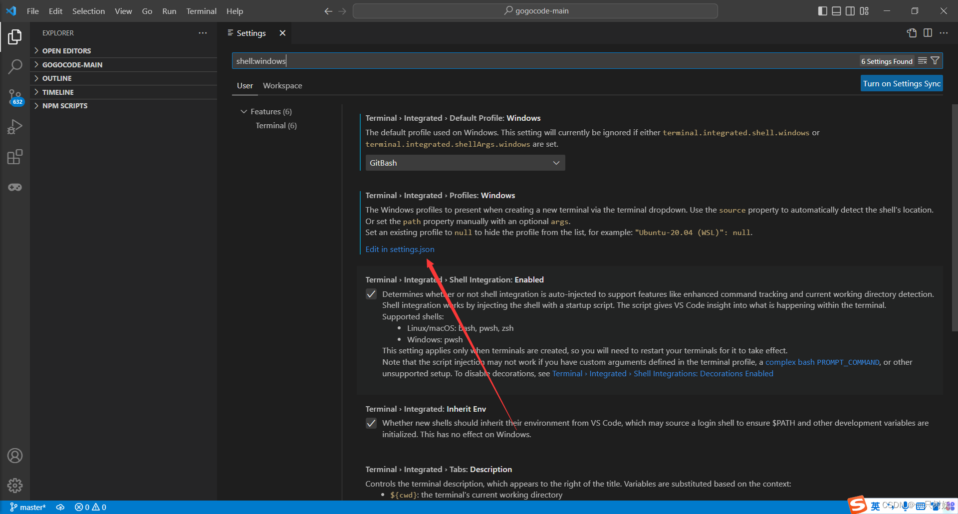 在VScode中配置GitBash终端_vscode 配置git bash-CSDN博客