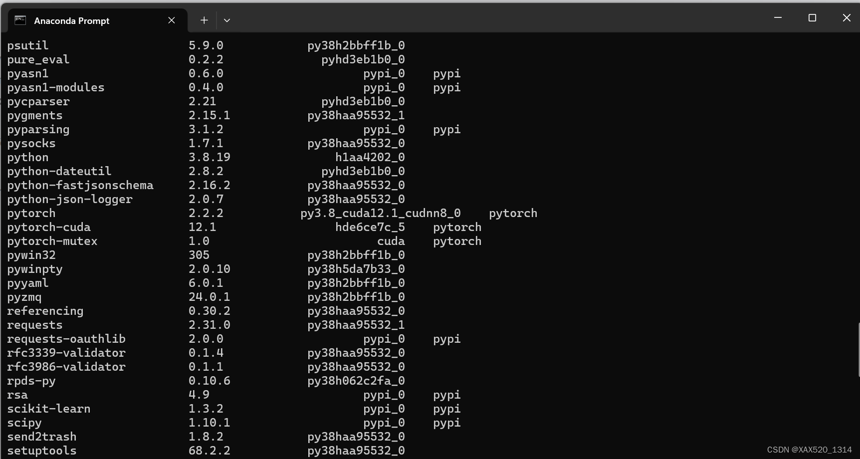 Pytorch安装_conda install pytorch torchvision torchaudio pytor-CSDN博客