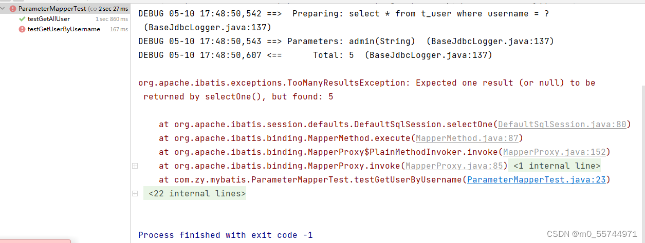 【mybatis获取参数值方法】出现的各种错误集合_mybatis获取不到参数-CSDN博客