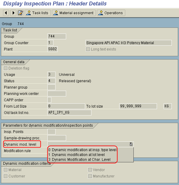 SAP QM Dynamic Modification Level-CSDN博客