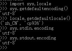 python2输出汉字的解决办法暨python2/python3的编码环境参数的查看_python 将cp936-CSDN博客