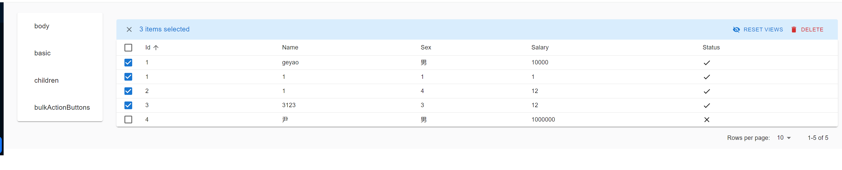 前端项目实战陆拾叁react Adminmaterial Ui 踩坑 List需要datagrid中bulkactionbuttons写法 Csdn博客