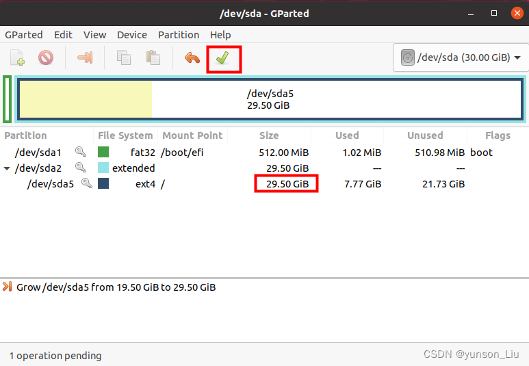 ubuntu 20.04 tls桌面版扩/dev/sda5盘对应的/分区_ubuntu sda5在sda2下面-CSDN博客