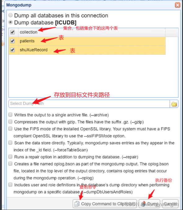 MOngodb备份（mongodump）和恢复（mongorestore）_mongodump.exe文件在哪 在哪-CSDN博客