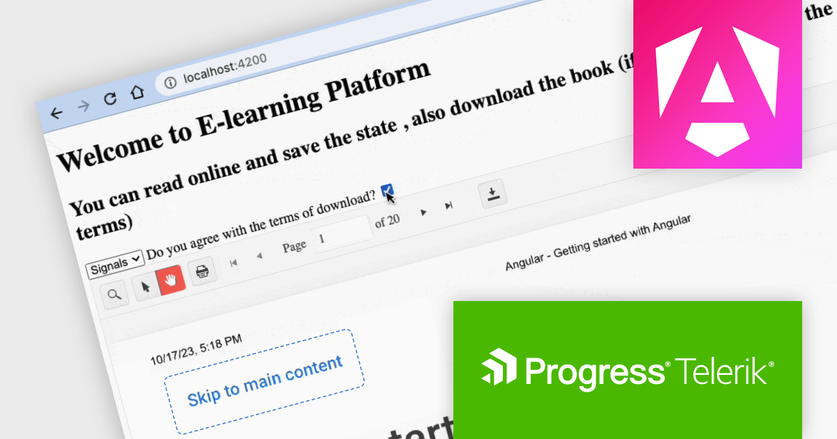 构建强大Angular PDF阅读器应用程序-Kendo UI-CSDN博客