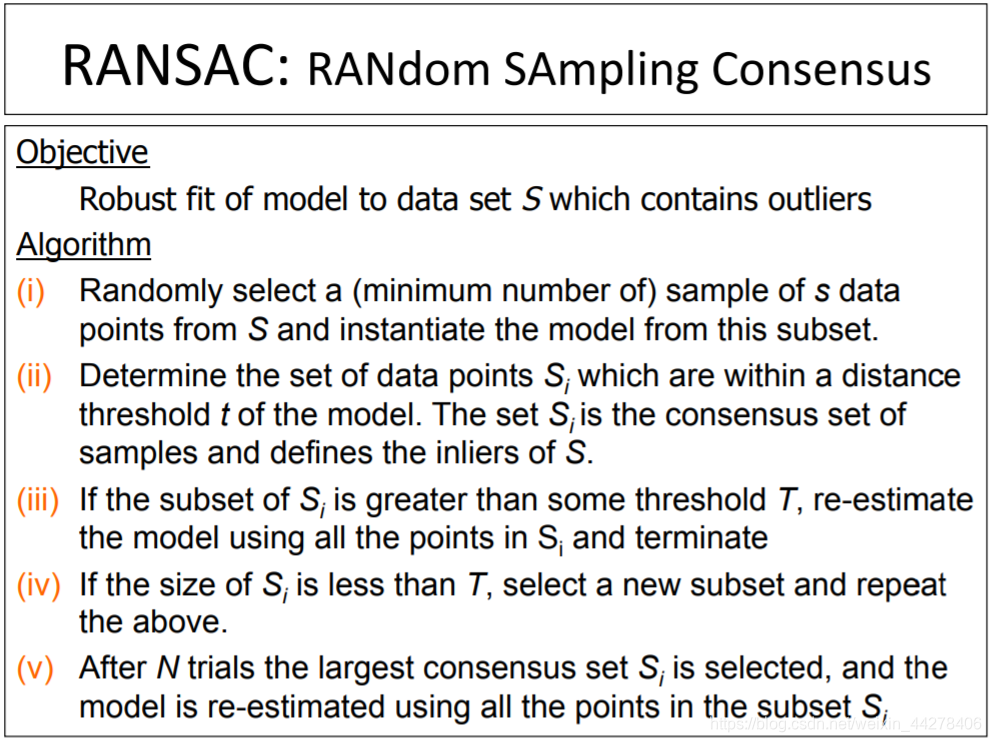 随机抽样一致（RANSAC，Random Sample Consensus）_qransac(quick random sample consensus)-CSDN博客