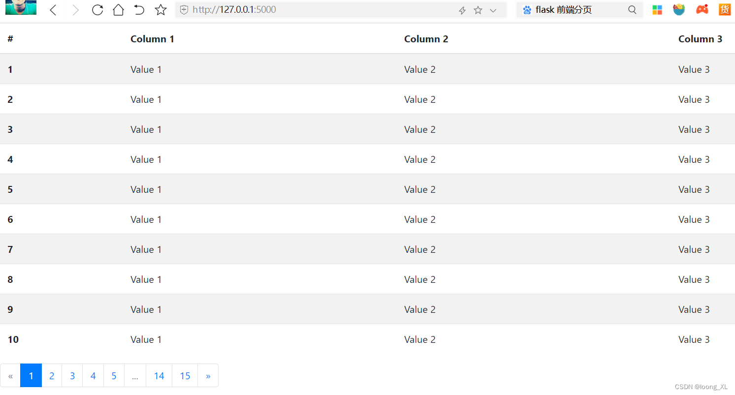 flask flask_paginate简单分页案例；网页url随着分页动态变化_flask pagination 美化-CSDN博客