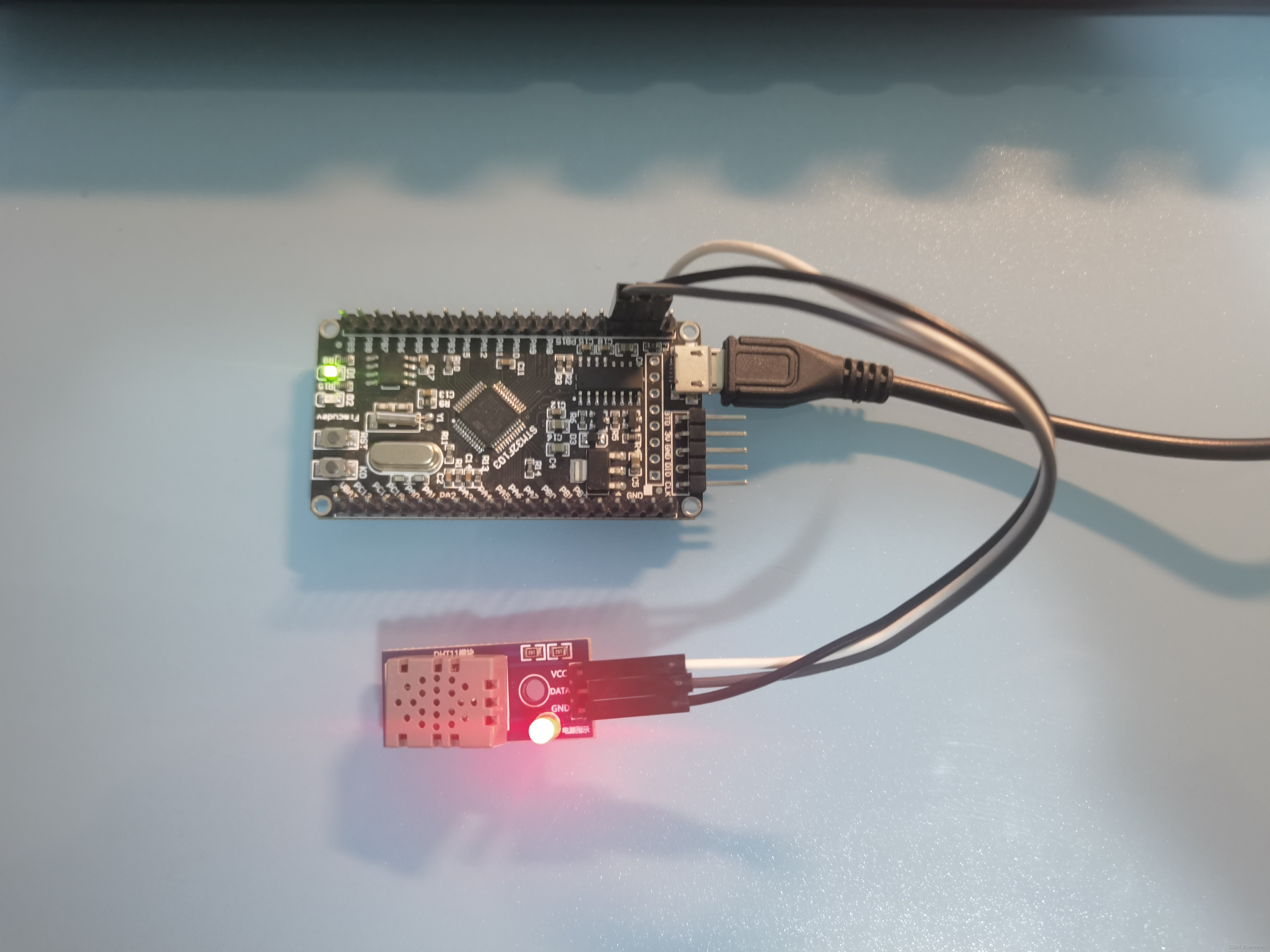 【STM32Cube】学习笔记（六）：DHT11温湿度传感器_dht11温度传感器-CSDN博客