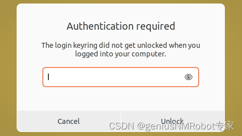 the login keyring did not get unlocked-CSDN博客
