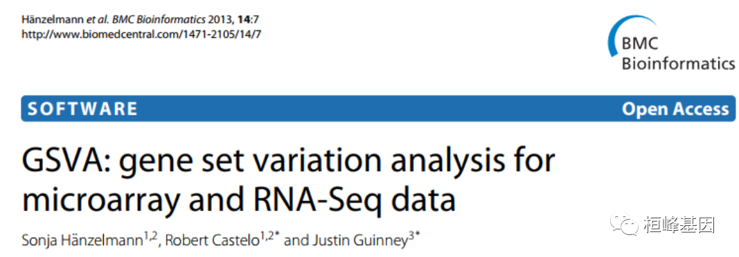RNA 18. SCI 文章中基因集变异分析 GSVA_gsva分析-CSDN博客