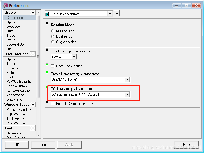 PLSQL登录时出现oci.dll 找不到错误解决方法-CSDN博客