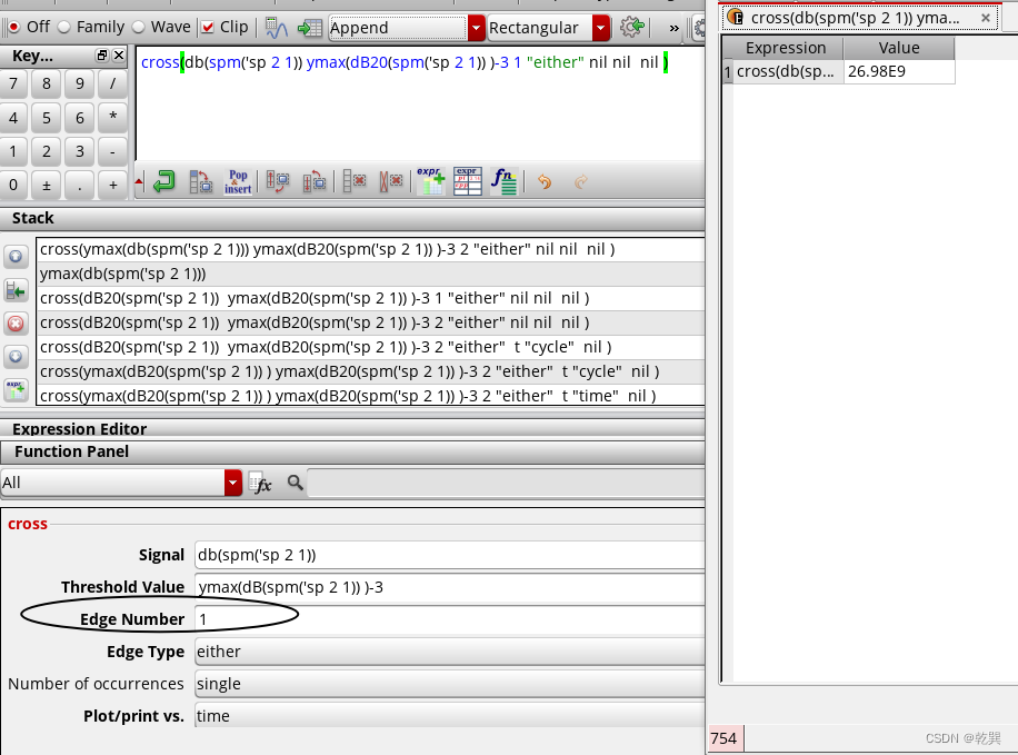 【Cadence】Calculator计算sp的3dB带宽_cross函数cadence-CSDN博客