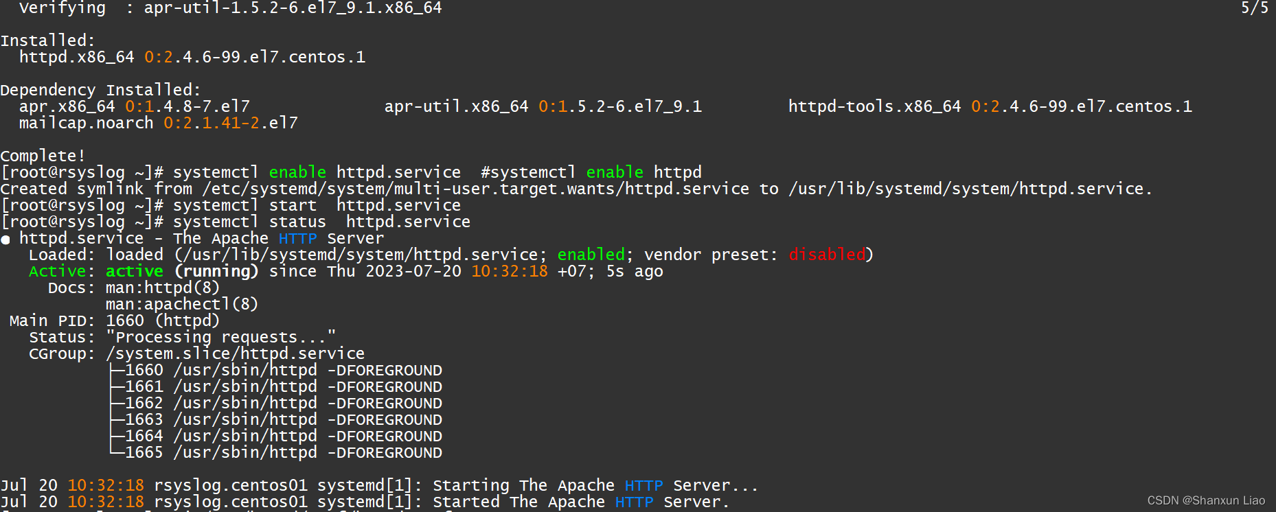 Linux Rsyslog 通过 Apache httpd 实现 HTML 网页访问 Log_使用root管理员登录系统,并进入config模式,这里以catalyst2900为例。-CSDN博客