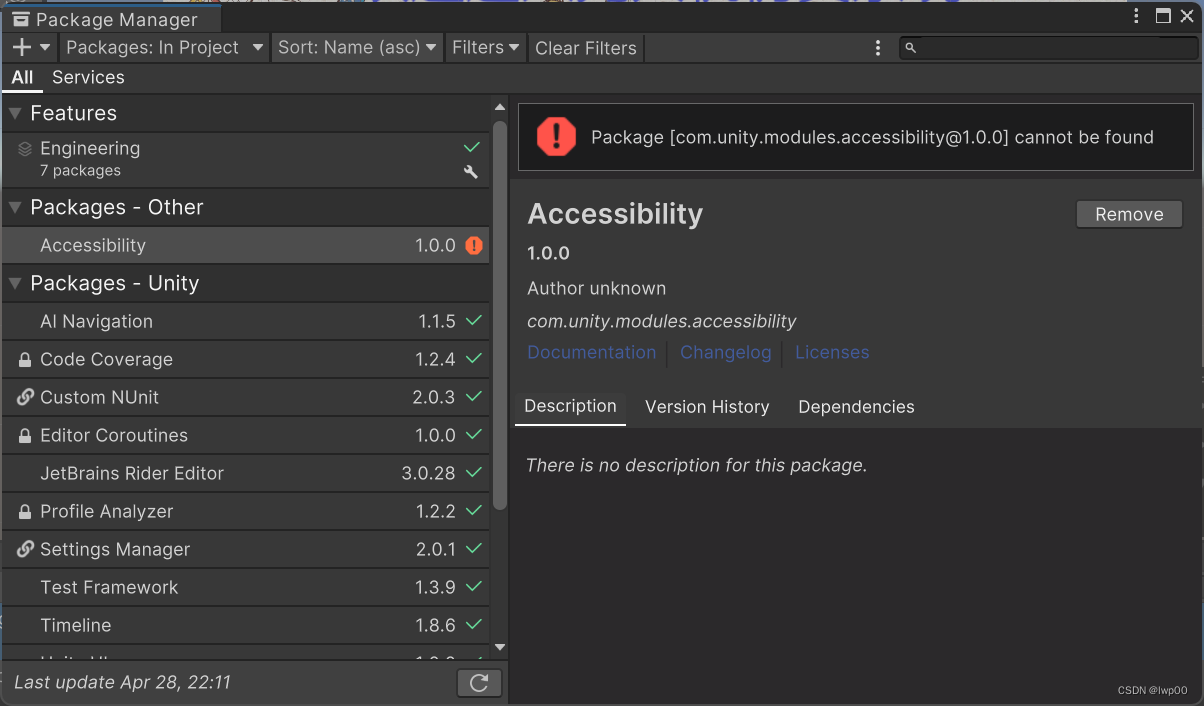 【记录】Unity制作游戏登录页面（MySQL+Navicat）_com.unity.modules.accessibility-CSDN博客