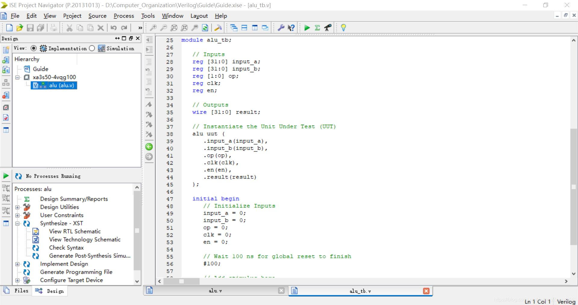 北航计算机组成原理课程设计-2020秋 PreProject-Verilog HDL与ISE-Verilog工程的设计开发调试_北航字符自动机-CSDN博客