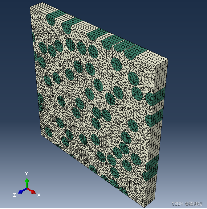 随机分布单向长纤维 复合材料rve模型 Abaqus Python二次开发(下)python建立abaqus高含量随机纤维rve模型 Csdn博客