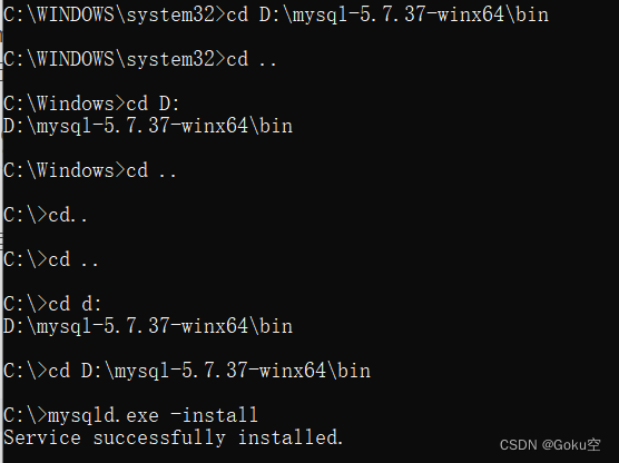 mysql数据库无法连接，mysql服务在windows服务中找不到_window服务中找不到mysql server-CSDN博客