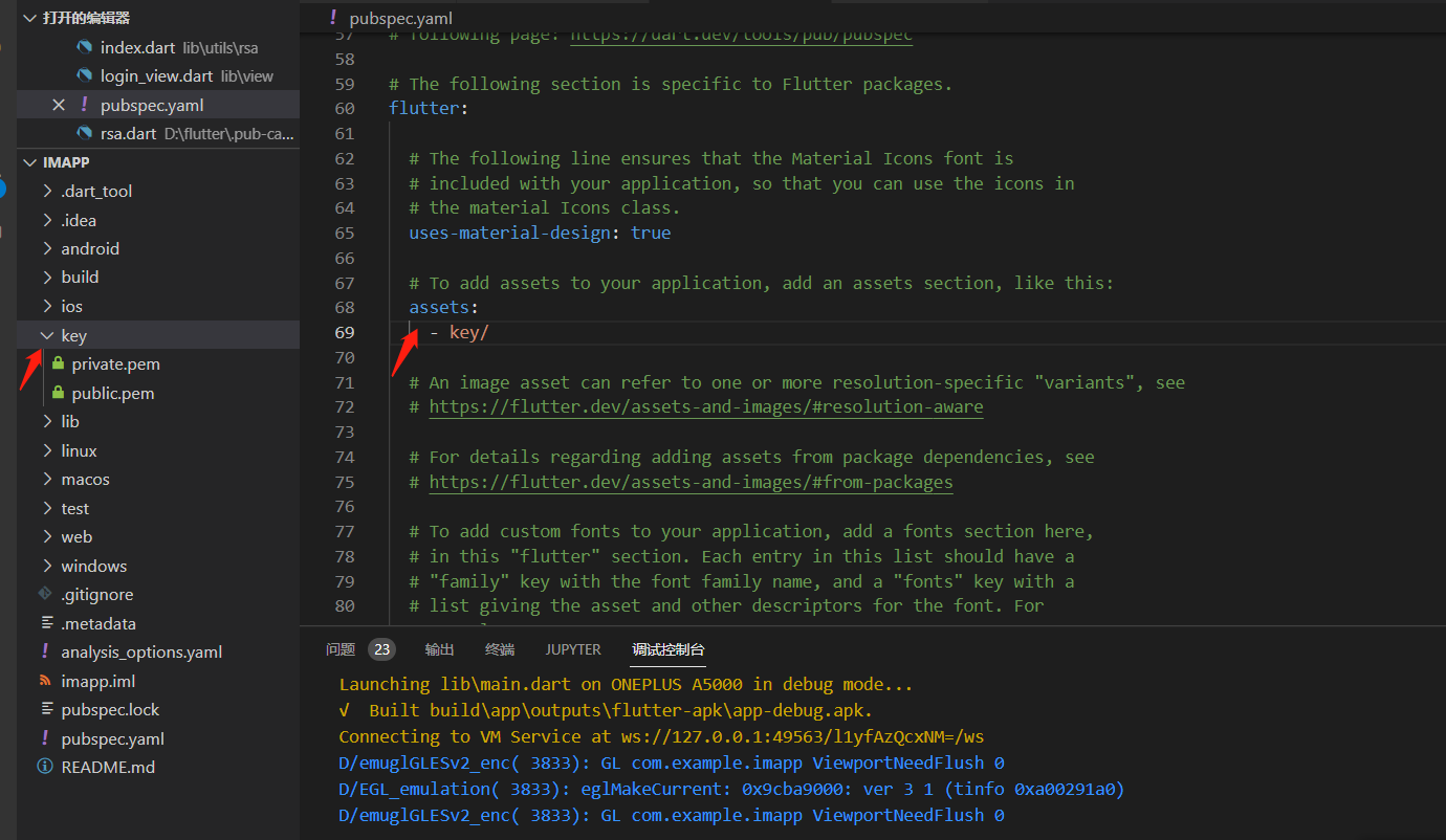 Flutter实现rsa加密与解密_flutter rsa加密-CSDN博客