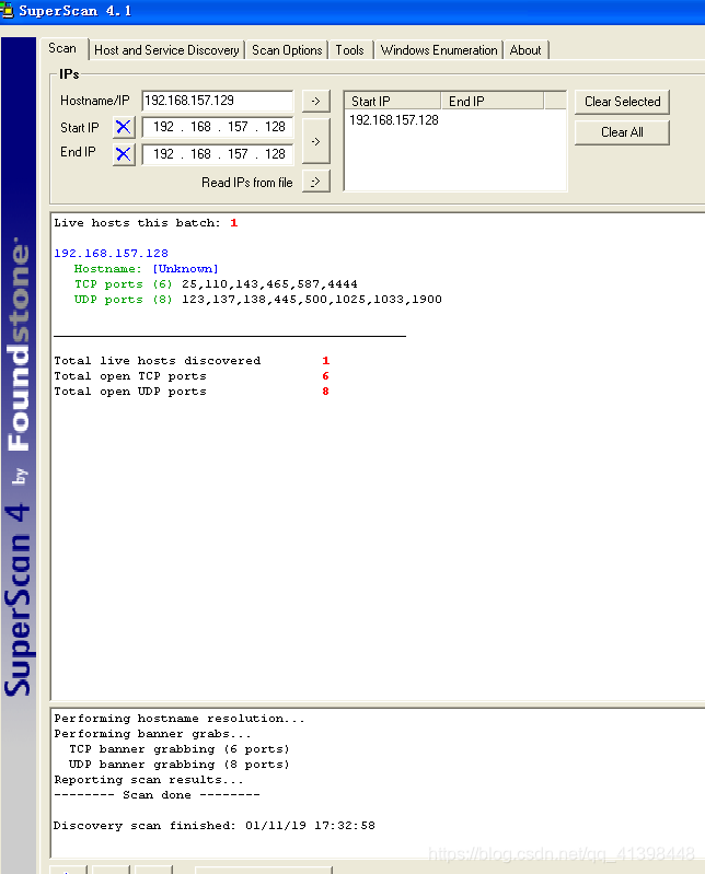 网络安全实验2 扫描器X-SCANNER应用实验_实验二:使用x-scanner扫描工具 一、实验目的与任务 1.熟悉对计算机的端口进行扫描 ...