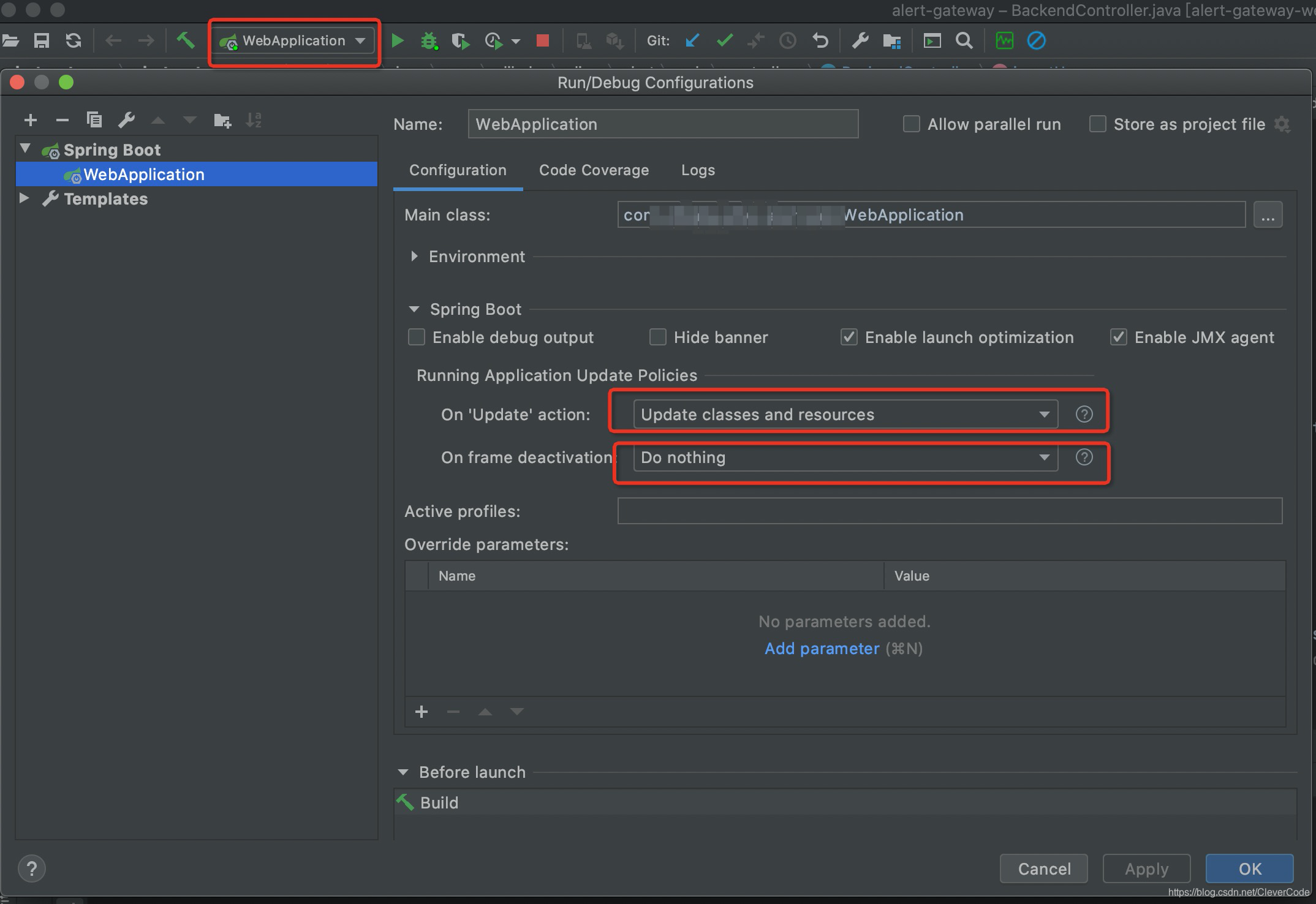 IntelliJ IDEA总结(6) -- IntelliJ IDEA 修改代码不用重启_idea只修改一个文件不用重启服务debug-CSDN博客