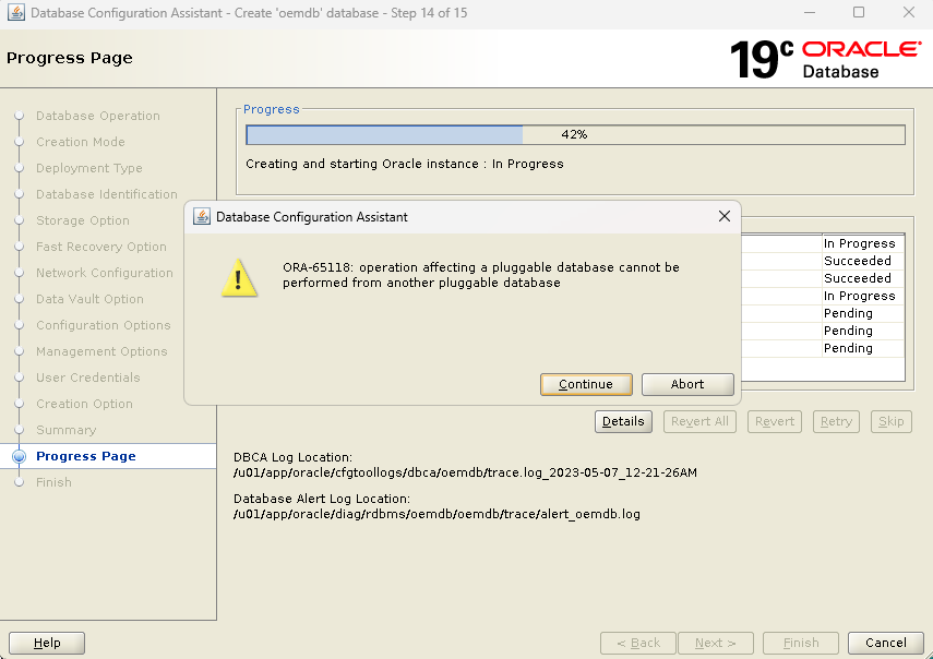 Oracle19c中环境变量ORACLE_PDB_SID对dbca和RU打补丁的影响-CSDN博客