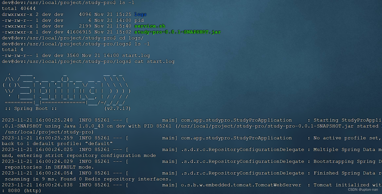 【Spring Boot】如何在Linux系统中快速启动Spring Boot的jar包_linux 启动springboot jar-CSDN博客
