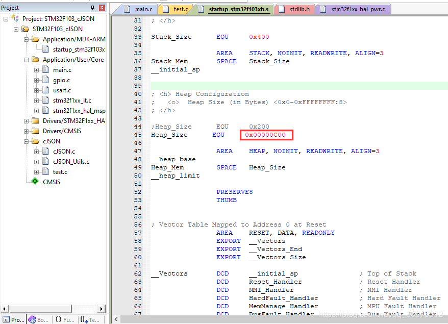 STM32HAL 移植 cJSON开源库 (裸机开发神器)_stm32移植cjson-CSDN博客