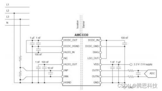 交流电机驱动器中的隔离电压感应_amc3330电路-CSDN博客