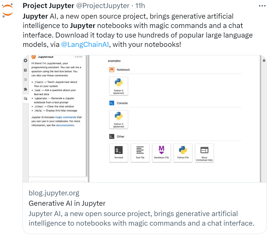 Jupyter大升级，可与大模型交互，已开源_jupyter 实现交互-CSDN博客
