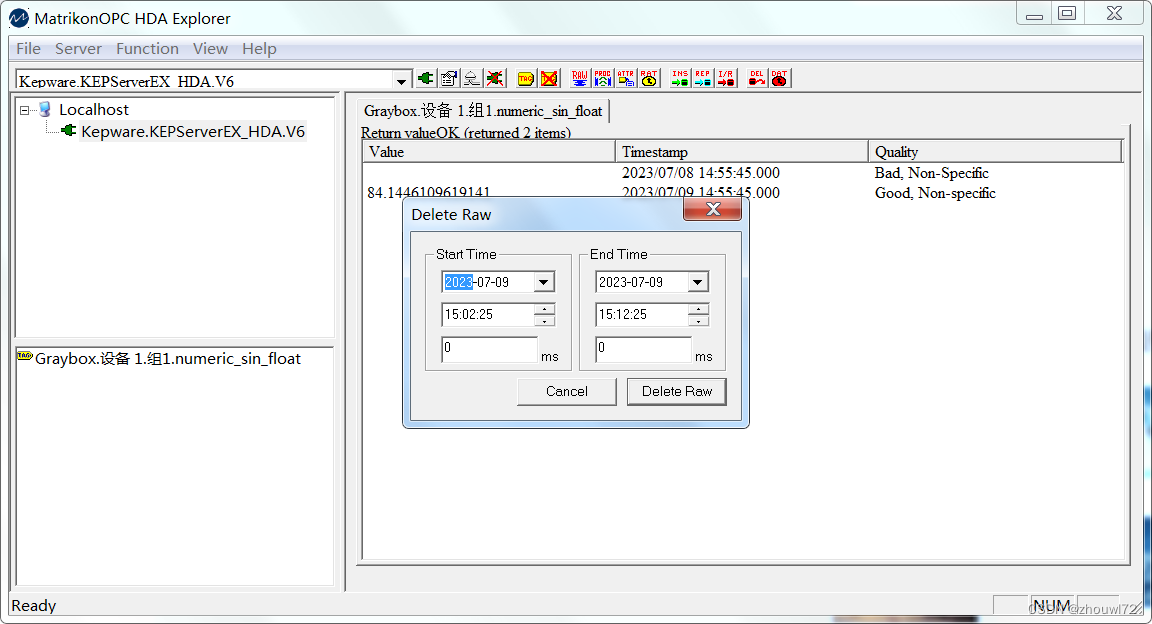 通讯软件014——分分钟学会Matrikon HDA Explorer_matrikonopc hda explorer-CSDN博客