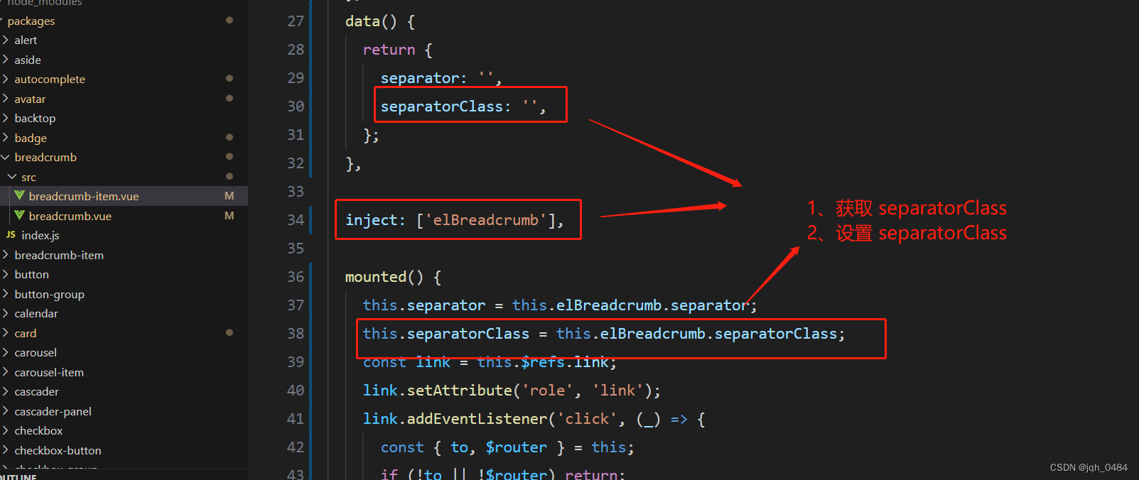 element-ui breadcrumb 组件源码分享_breadcrumb组件-CSDN博客