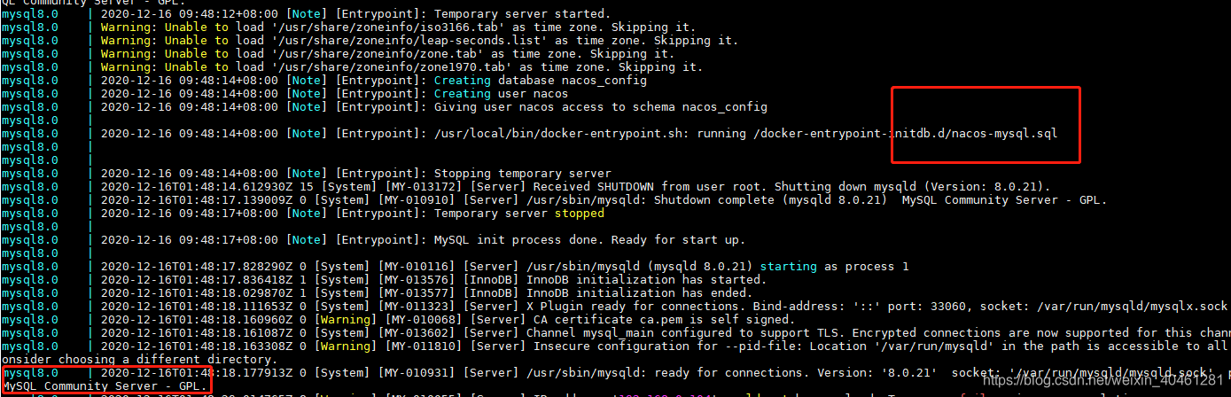 docker-compose 安装 mysql8.0.X 并初始化用户与sql文件(躲坑指南)_初始化用户(不能是root 会报错, 后续需要给新用户赋予权限)-CSDN博客