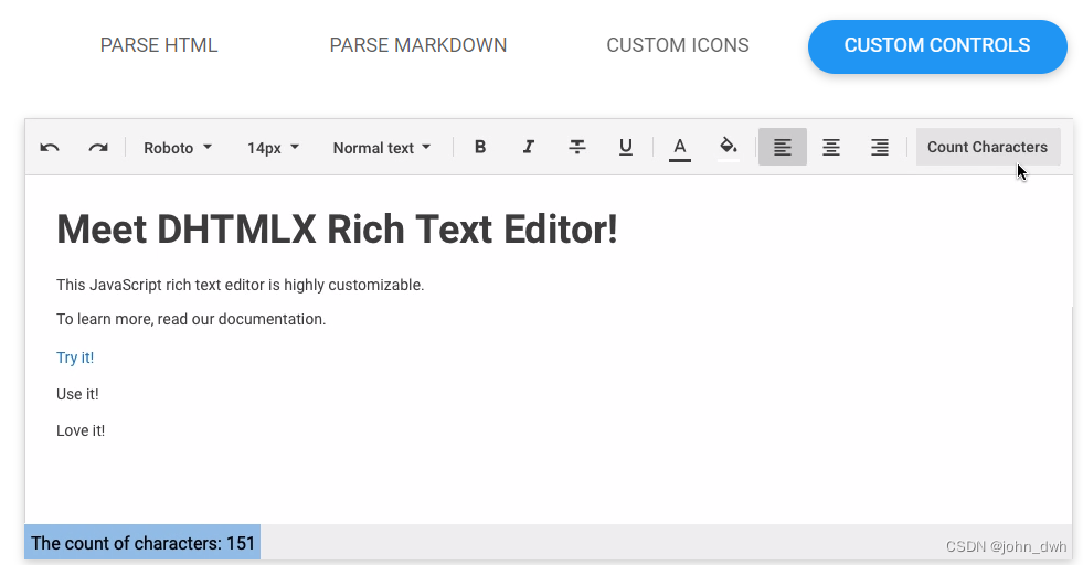 1.1.4:DHTMLX Rich Text|JavaScript/HTML Rich Text Editor-CSDN博客