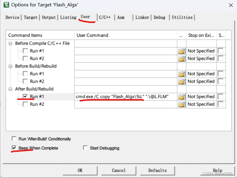 Mdk外部flash烧录算法文件制作cannot Write To Ram For Flash Algorithms Csdn博客 7130