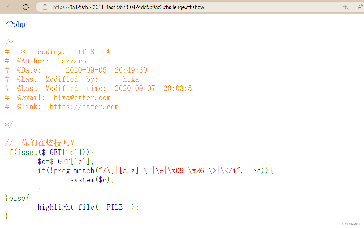 ctfshow-web入门-命令执行（web53-web55）_ctfshow web55-CSDN博客