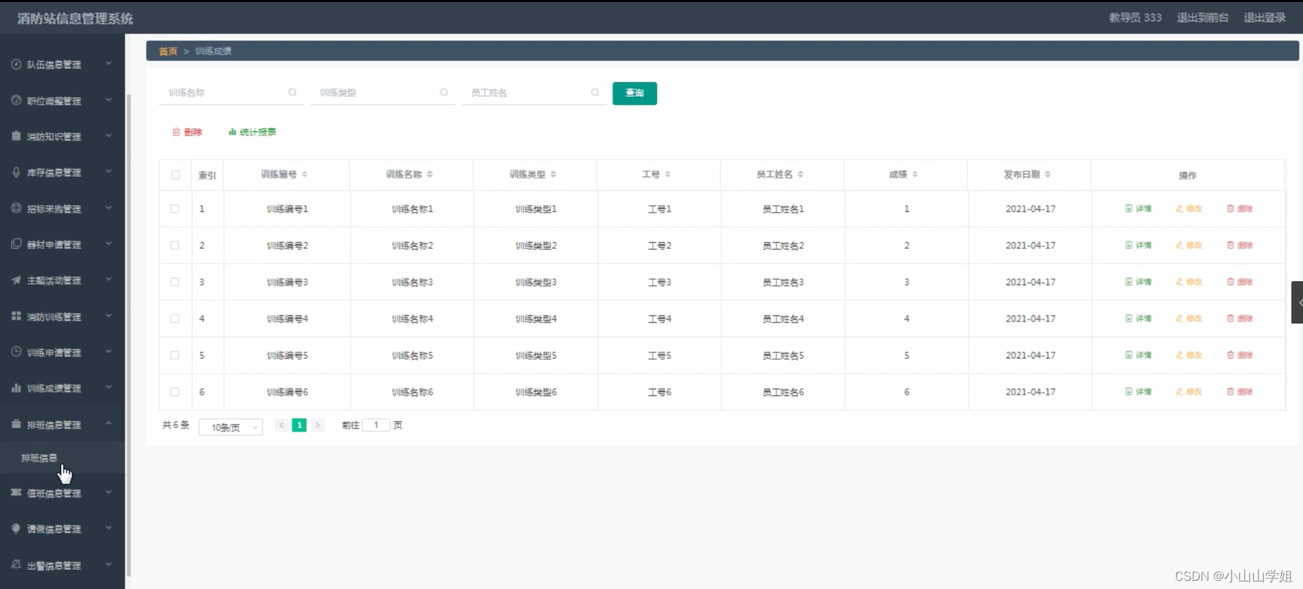 Java毕设项目消防站信息管理系统（javavuemybatismavenmysql）消防管理信息系统数据库java Csdn博客 