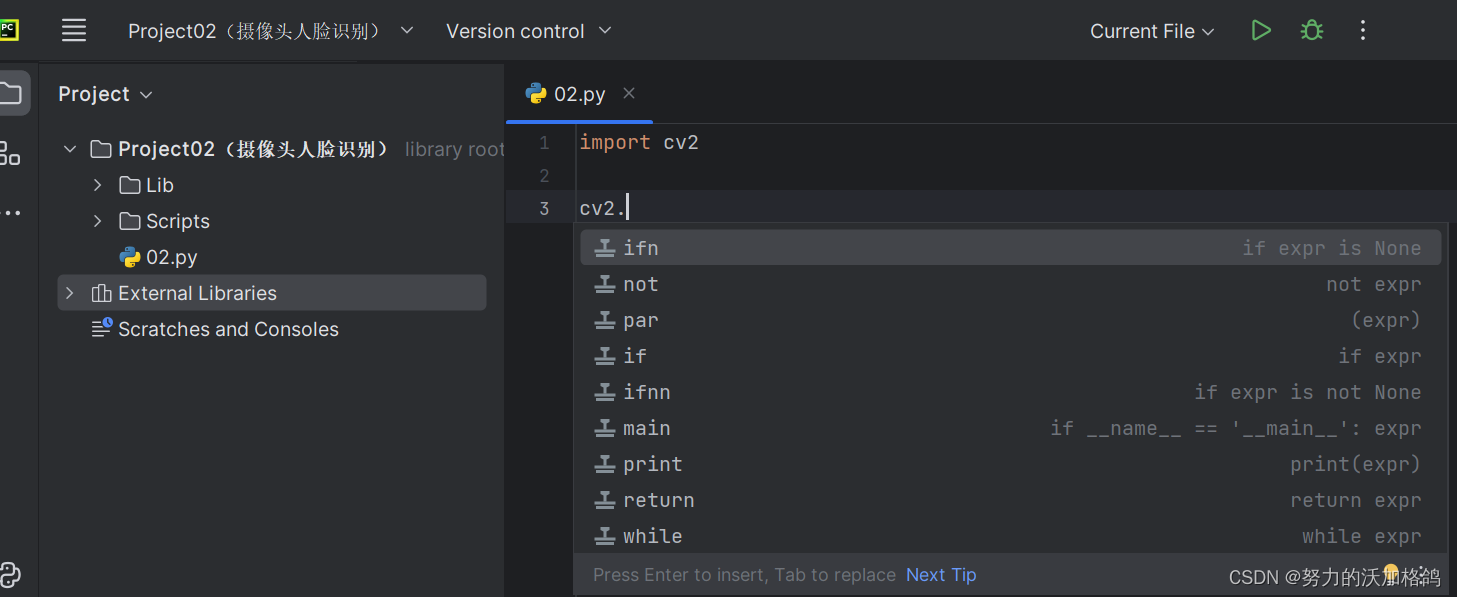 pycharm中cv2不出现提示解决方法_linux中有opencv但pycharm中没有-CSDN博客