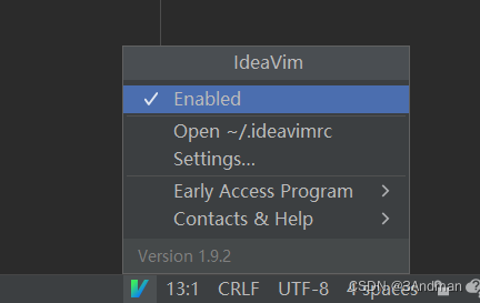 【Idea+Vim】Idea安装Vim插件/IdeaVim剪切板_ideavimrc 刷新-CSDN博客