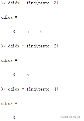Matlab函数之ismember,find-CSDN博客