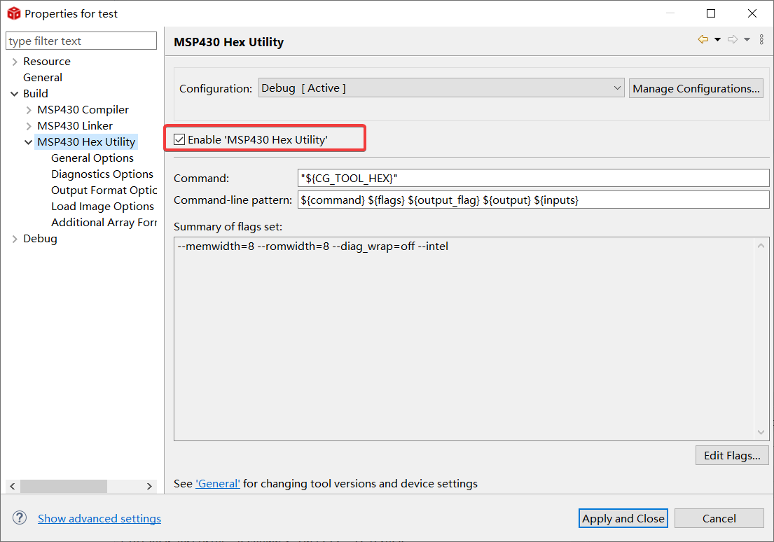 如何利用CCS生成MSP430 的.hex文件用于proteus仿真_ccs生成hex文件-CSDN博客