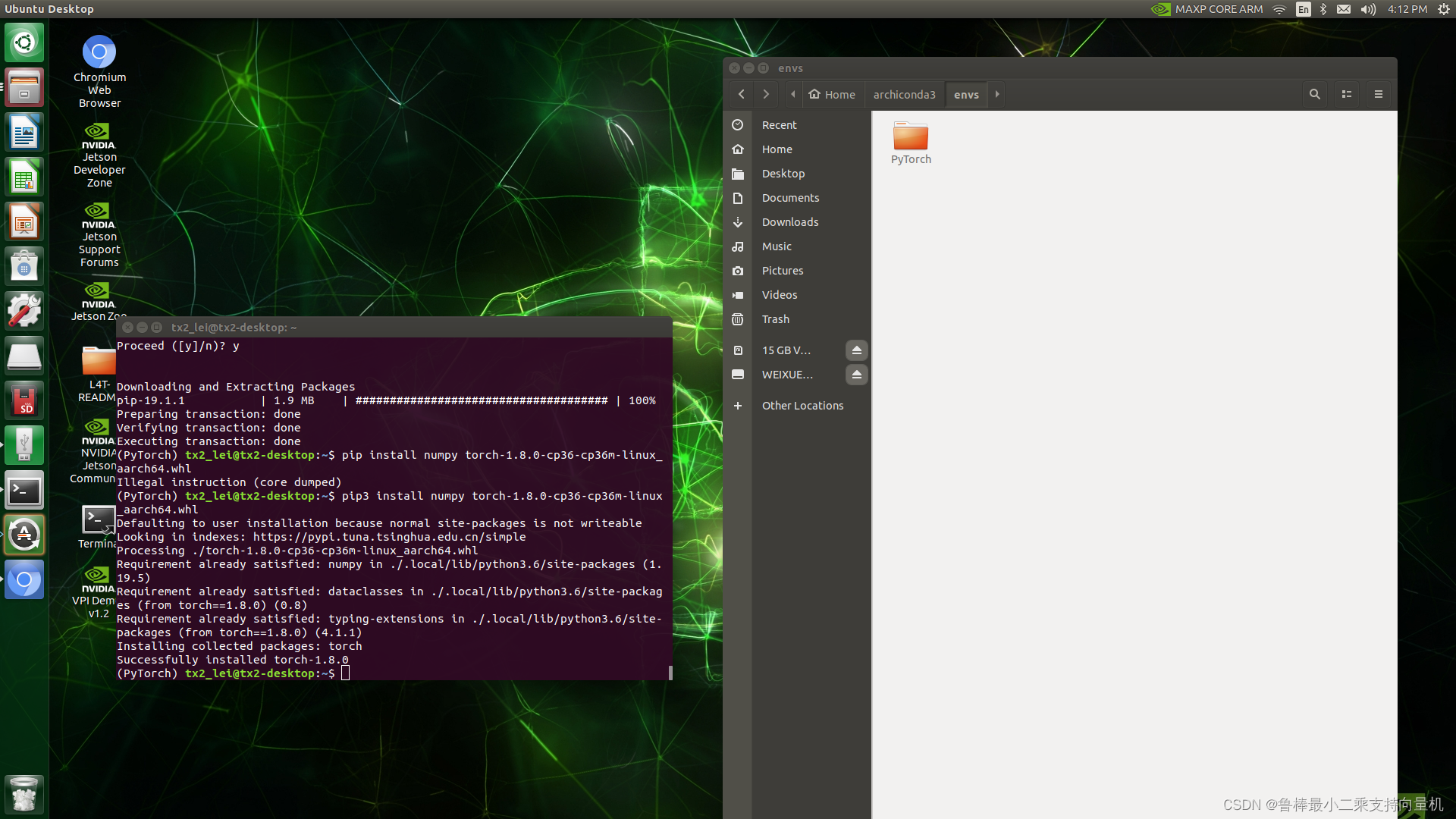 【玩转Jetson TX2 NX】（十）TX2 NX 安装Archiconda3+创建pytorch环境（详细教程+错误解决）-CSDN博客