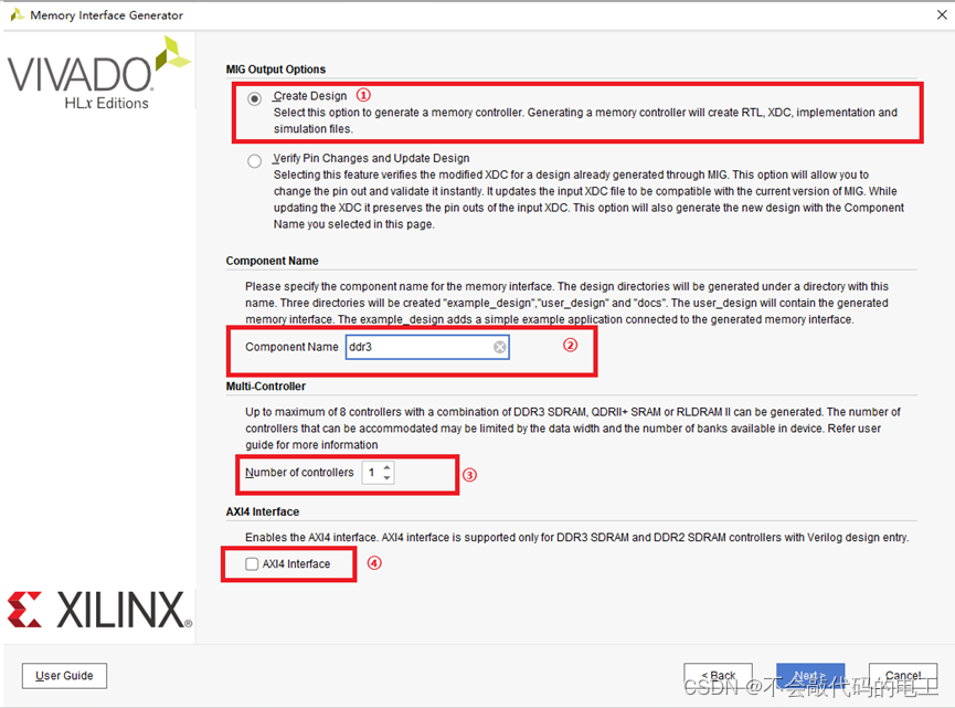 基于fpga的ddr3学习——2ip核设置ddr3仿真ip核设置 Csdn博客