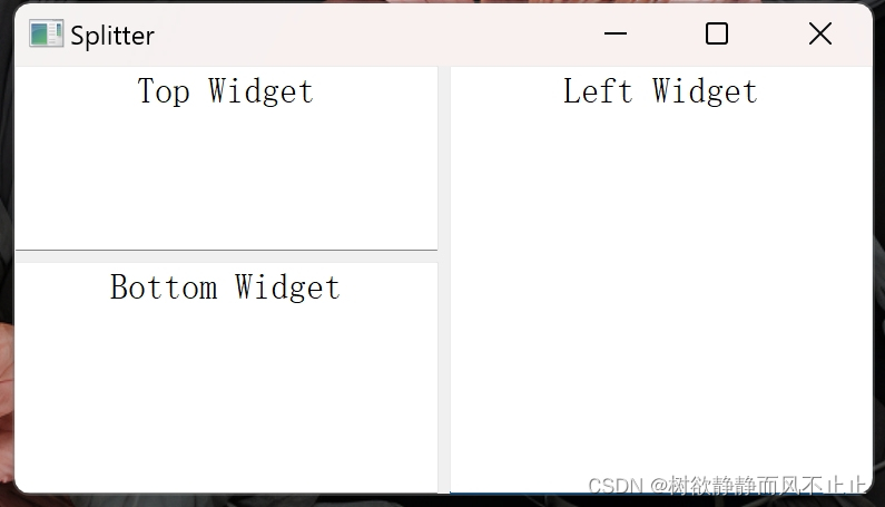 五、分割窗口QSplitter（Qt5 GUI系列）_qsplitter分割窗口-CSDN博客