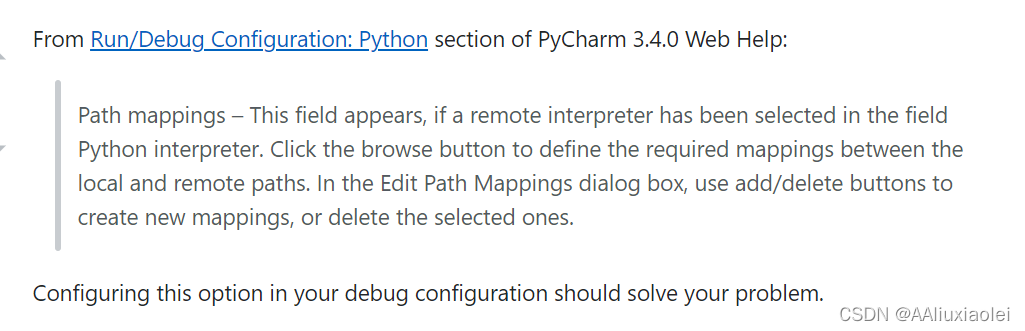 pydev debugger: warning: trying to add breakpoint to file that does not exist_pycharm中·pydev ...