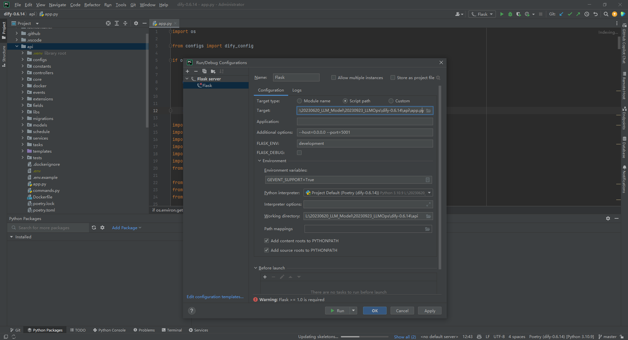 Dify v0.6.14源码部署_dify pycharm-CSDN博客