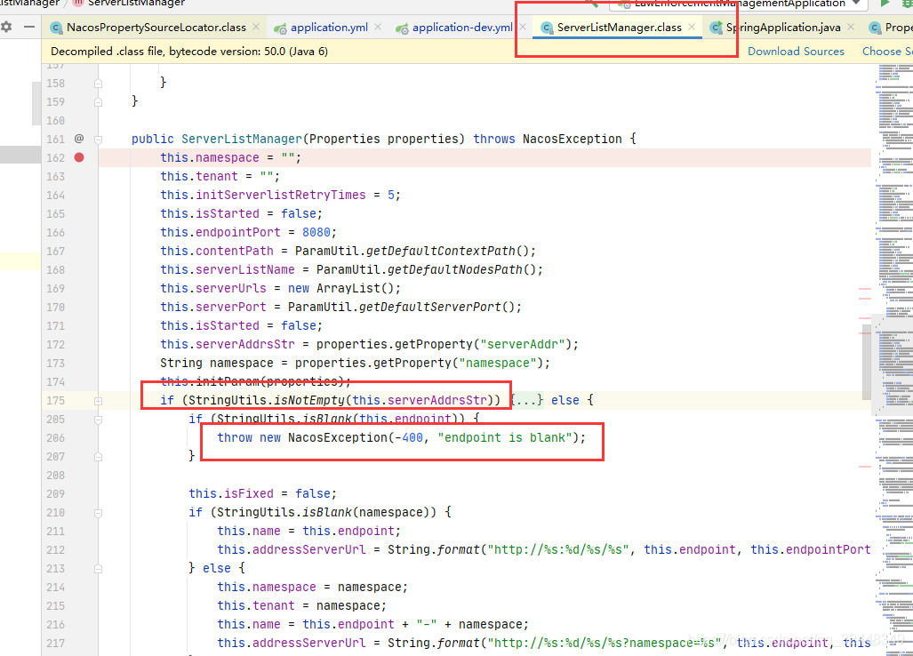 NacosException: endpoint is blank 问题解决-CSDN博客