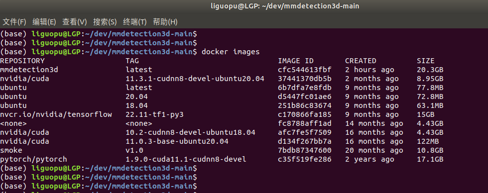 3D目标检测框架 MMDetection3D环境搭建 docker篇_怎样gitclone最新版mmdetection3d代码-CSDN博客