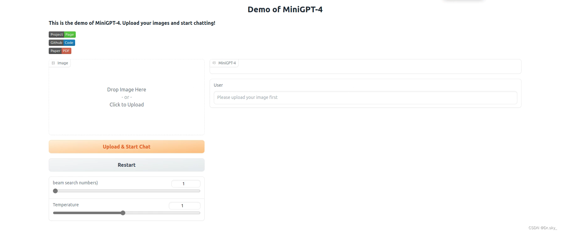 【MiniGPT-4】手把手教部署_minigpt4个人部署-CSDN博客